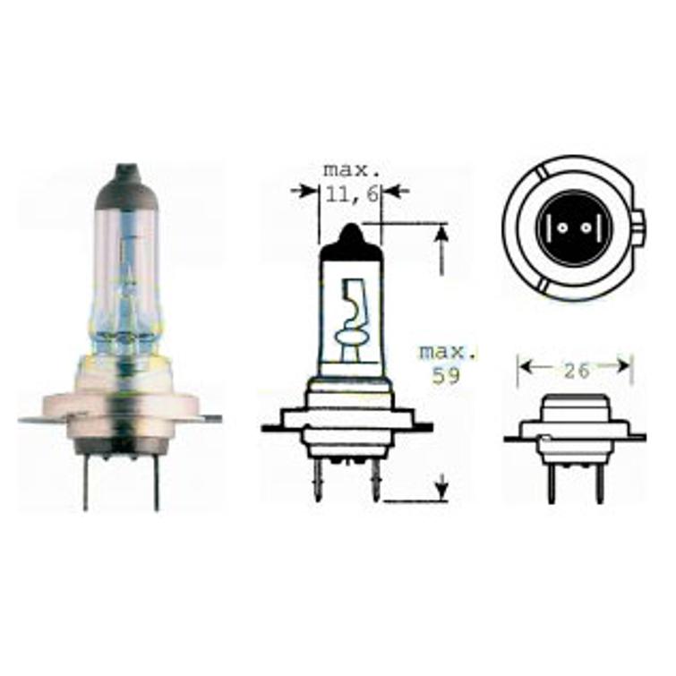 Lamppu H7 12v 55w H7 Px26d | Jokikone verkkokauppa