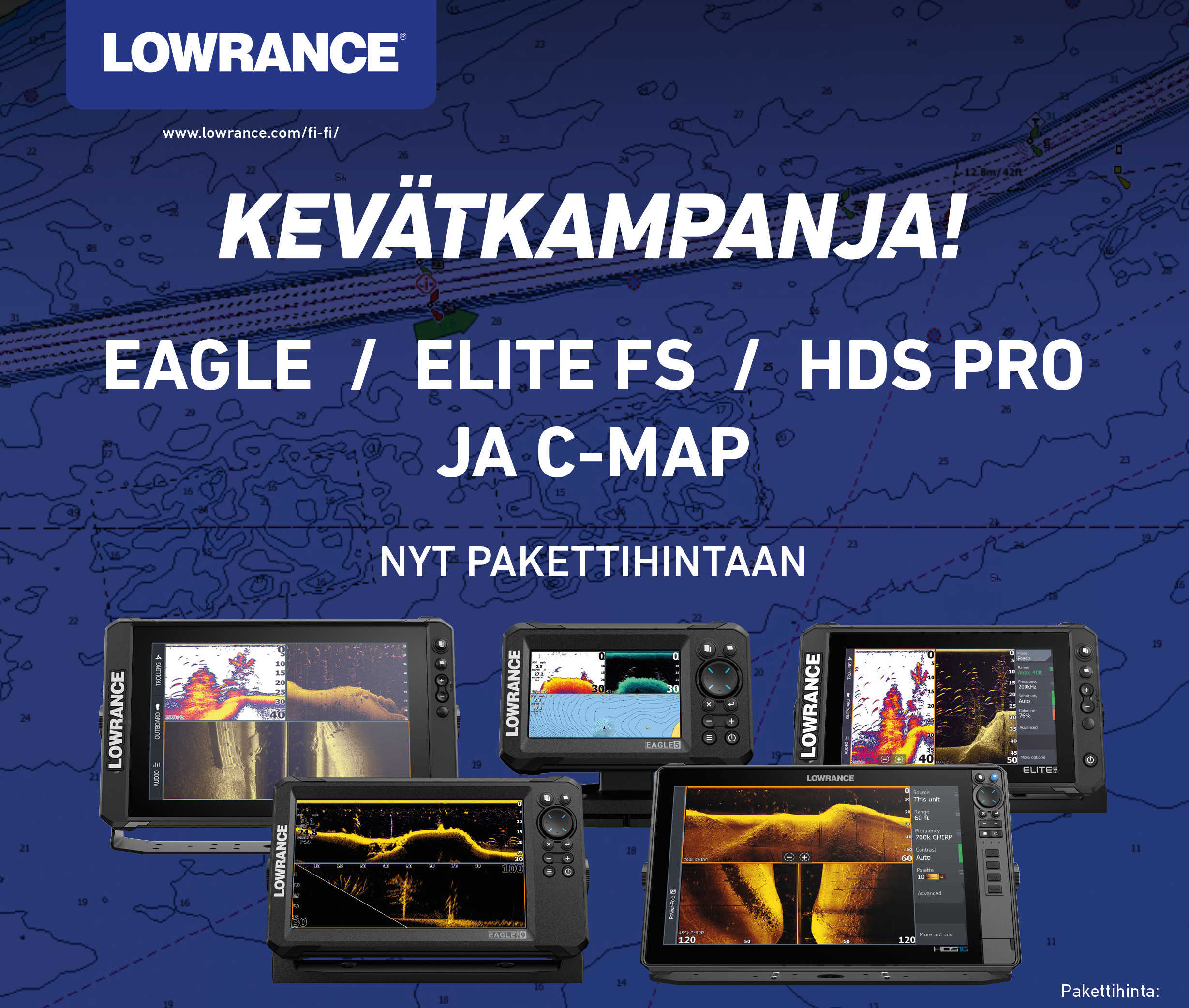 Osta Lowrance-tuote Jokikoneesta ja saat C-MAP-karttakortin kaupan ...